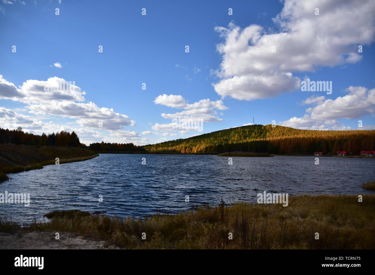 Saihanba dam on the prairie hi-res stock photography and images - Alamy