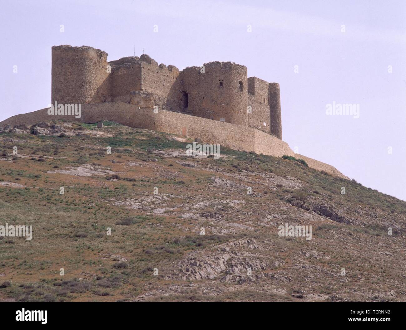 CASTILLO MEDIEVAL. Location: CASTILLO. CONSUEGRA. Toledo. SPAIN Stock ...
