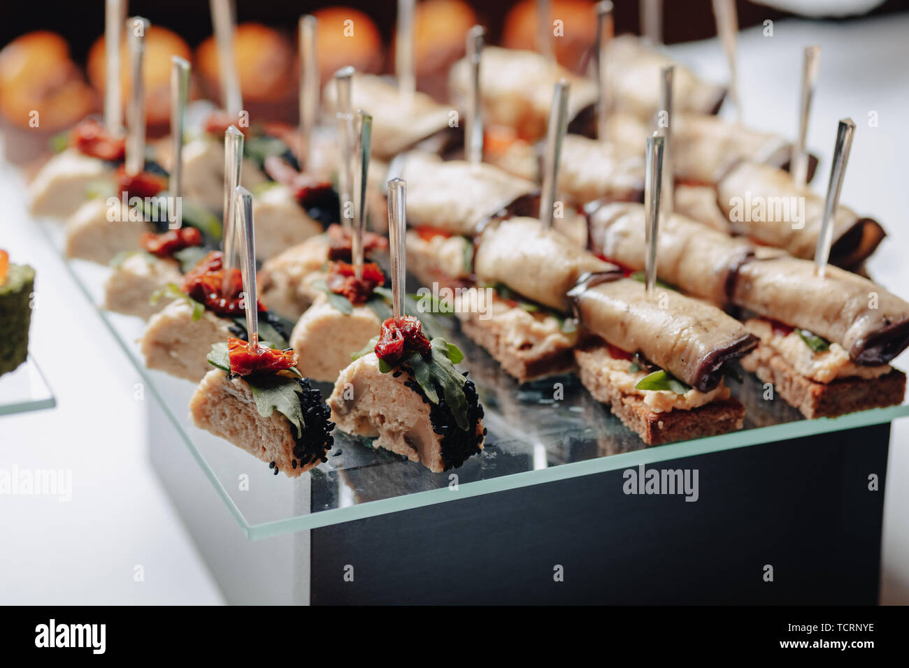 Festive canapes hi-res stock photography and images - Alamy