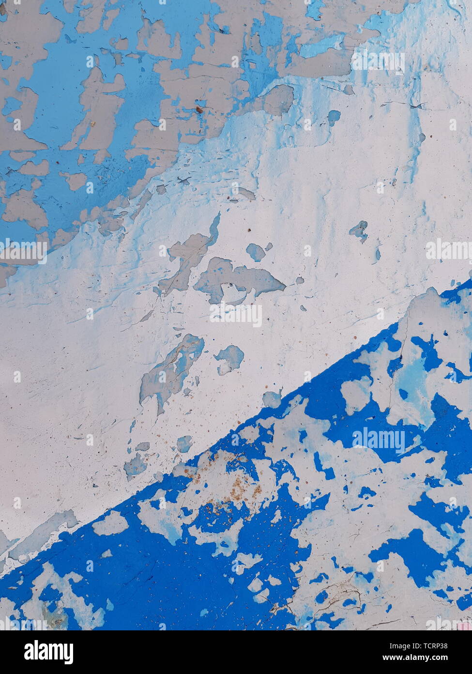 flaky blue paint texture. long painted surface. space for text Stock ...