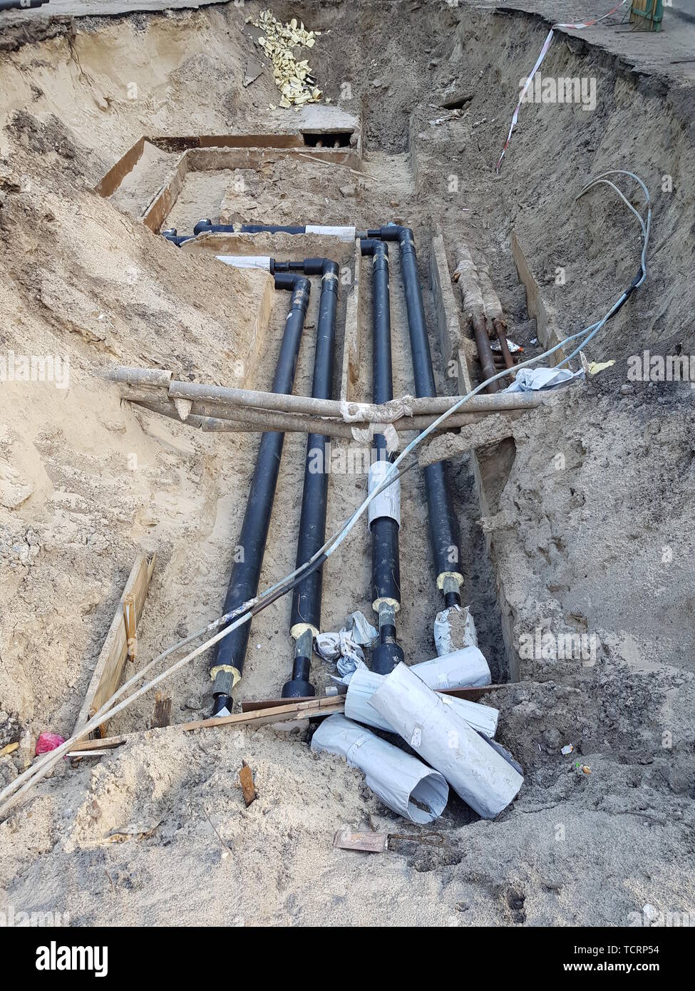 Trench repair hi-res stock photography and images - Alamy