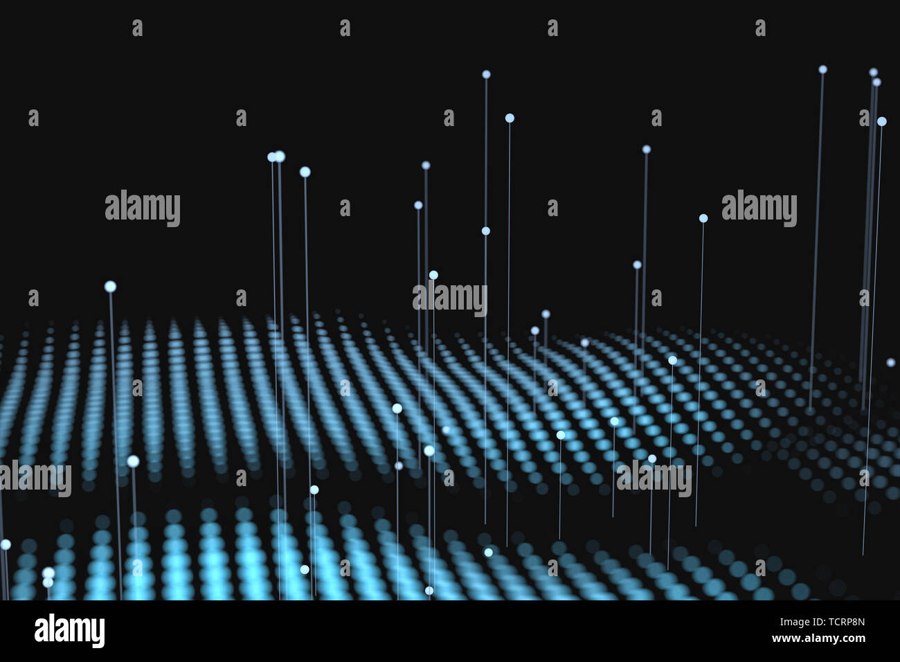 Three Dimensional Rendering Abstract Dots Variable Gradient Background 9649