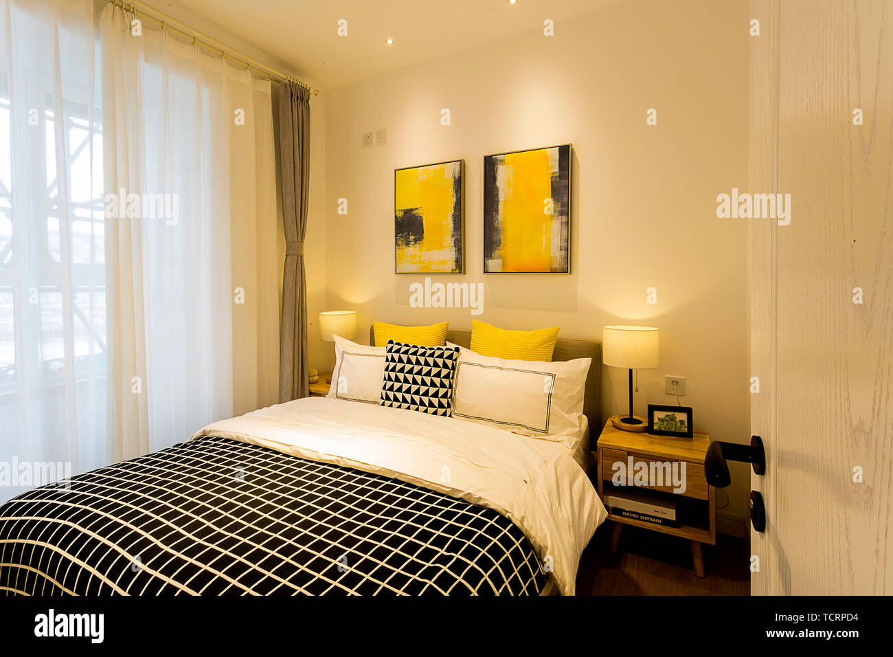 Interior design sample room contact V letter: Cheng730 Stock Photo - Alamy