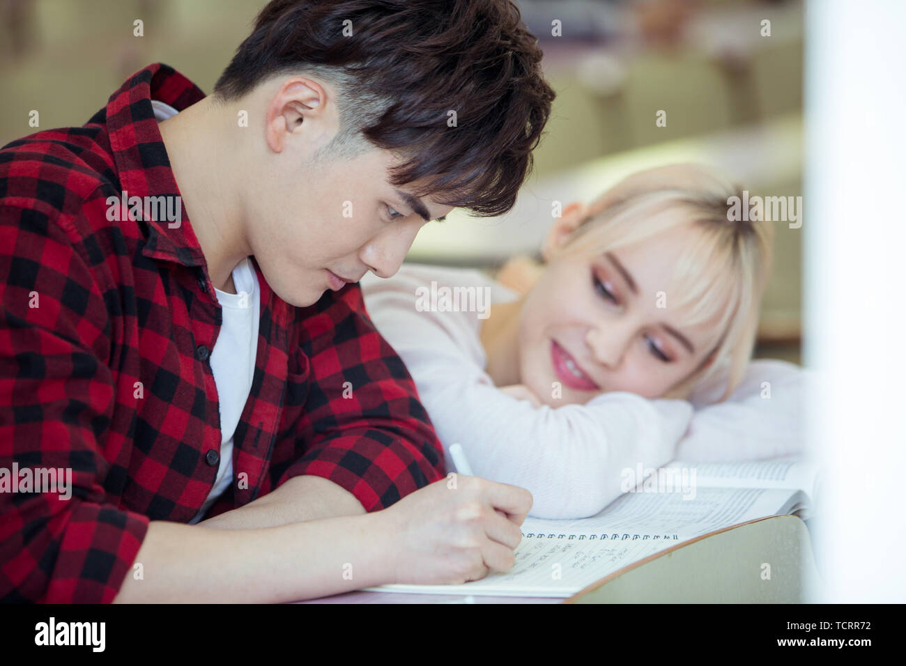 China classroom european hi-res stock photography and images - Alamy