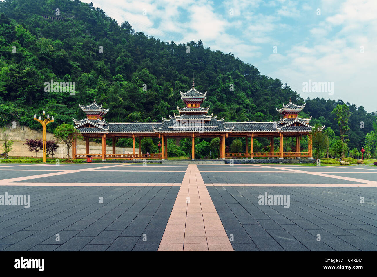 Miaozhai Dong Zhai Gulou Building Stock Photo - Alamy