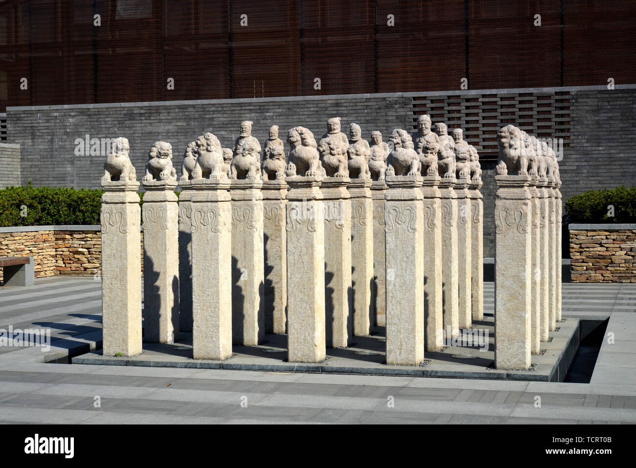 Landscape ancient columns carvings hi-res stock photography and images ...