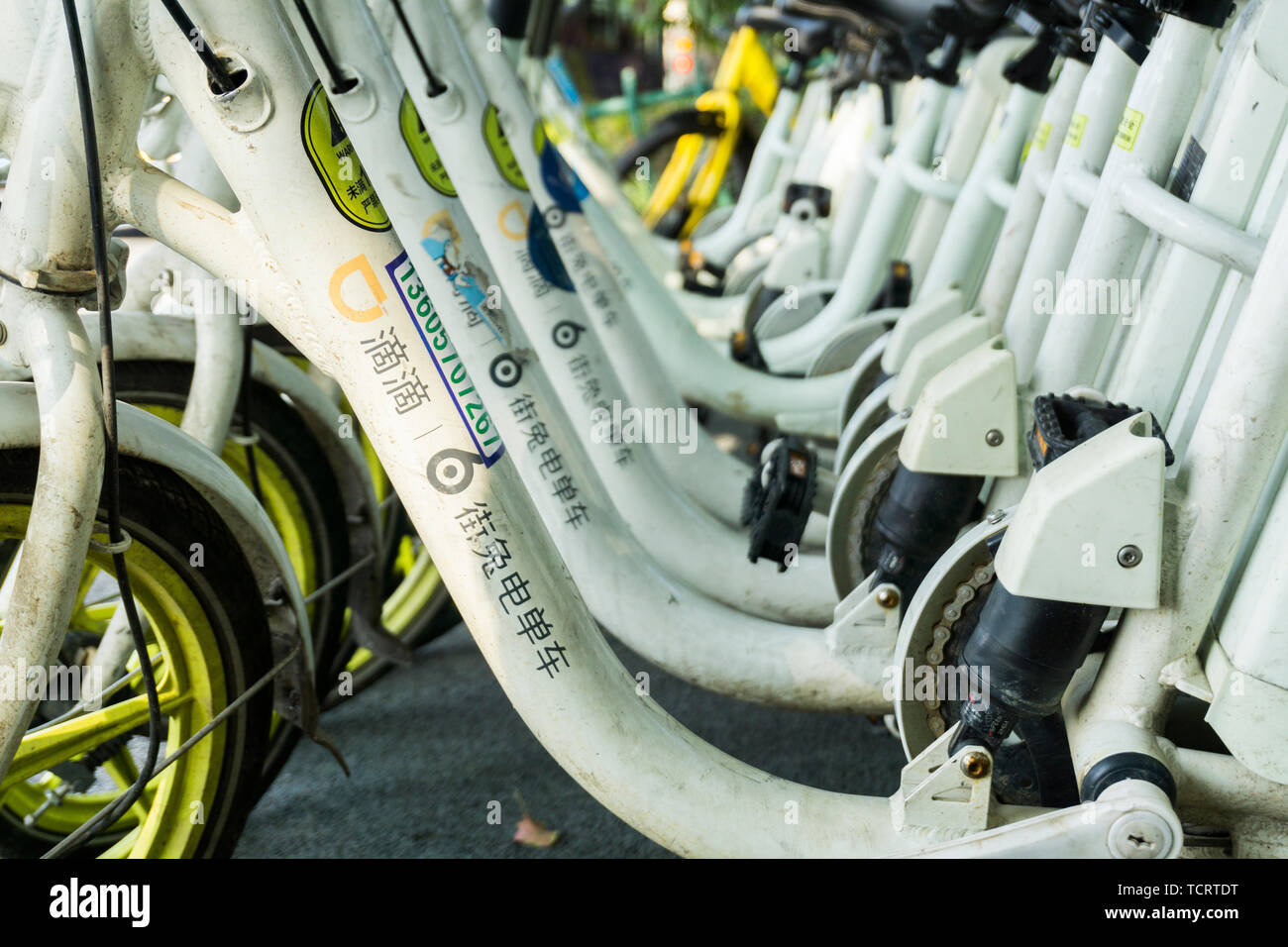 Shared electric vehicles Stock Photo - Alamy