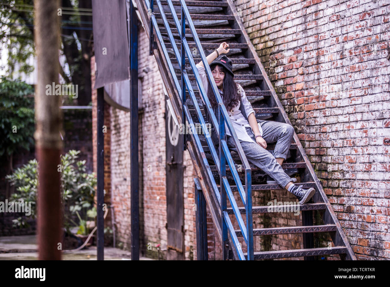 A punk figure Stock Photo - Alamy