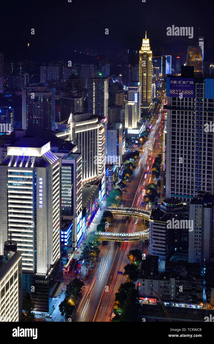The city appearance of the city of high rise building hi-res stock ...