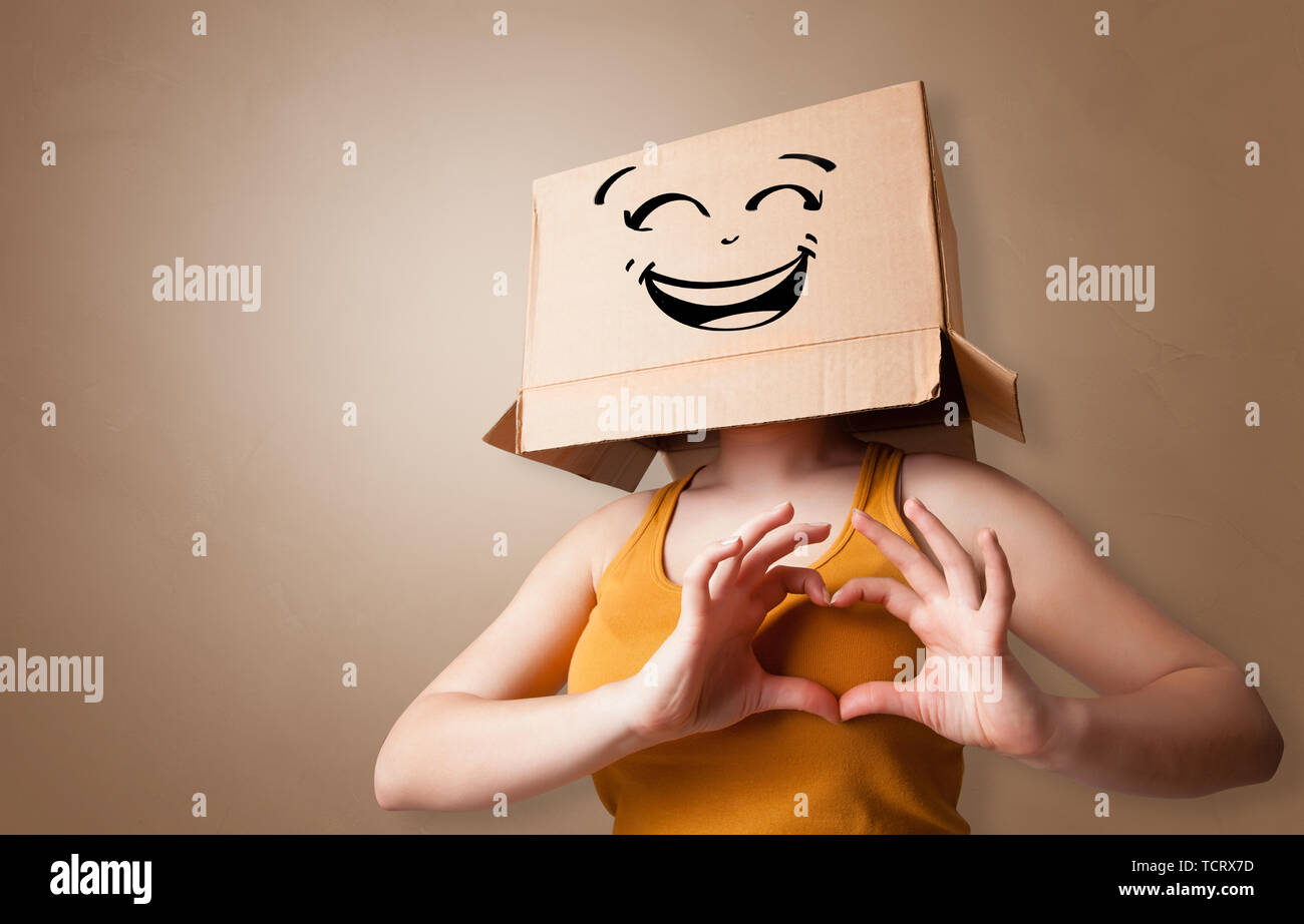Woman With Box On Head High Resolution Stock Photography and Images - Alamy