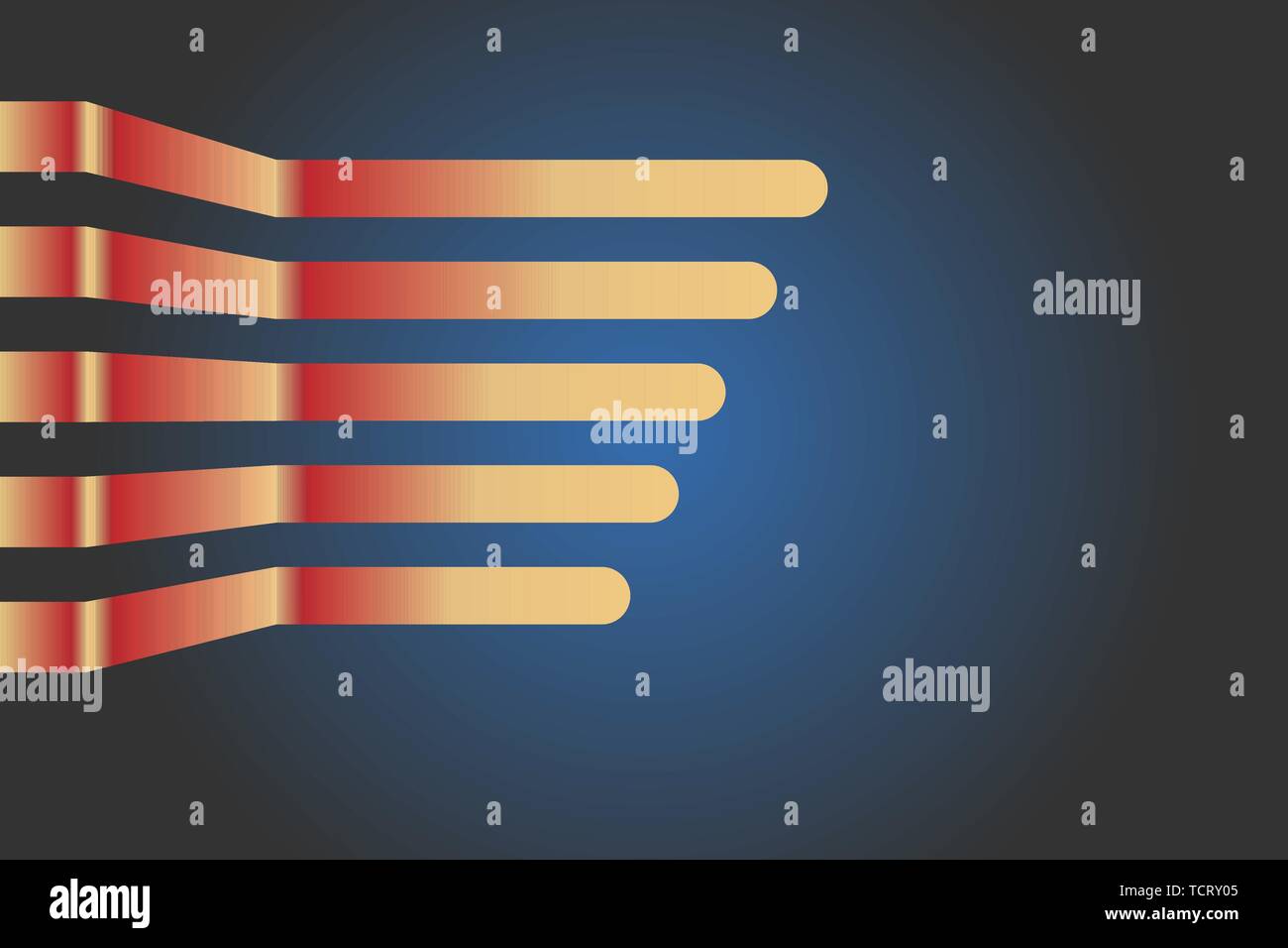 Horizontal lines in perspective background.Vector Stock Vector Image ...