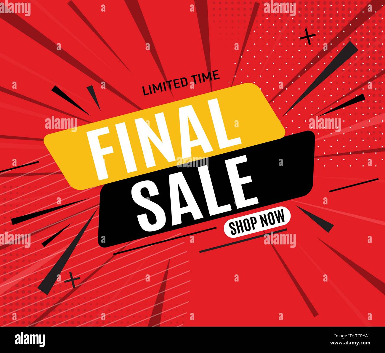 Final sale banner poster. Vector illustration EPS10 Stock Vector Image ...