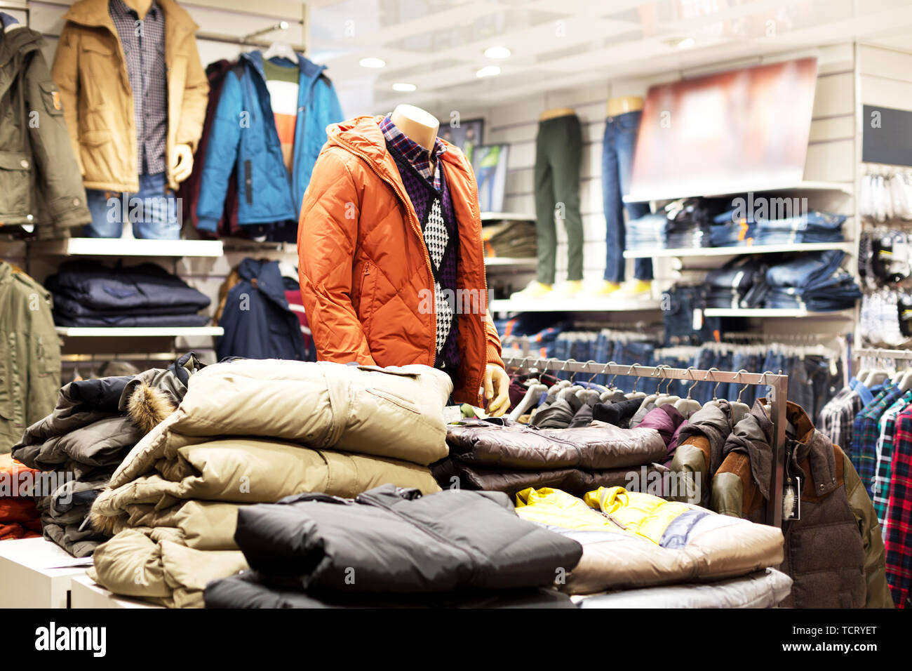 Interior of fashion stores Stock Photo - Alamy