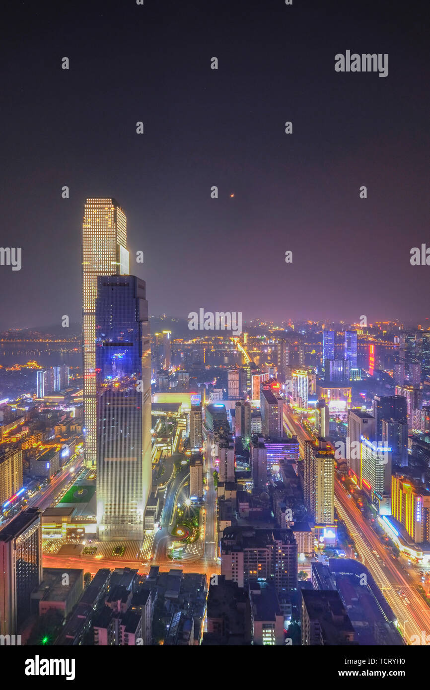 Night Scene in Changsha Stock Photo - Alamy