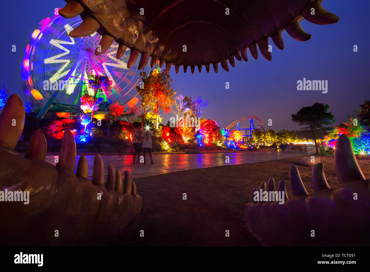 Nanjing Ginkgo Lake Paradise Park Stock Photo - Alamy