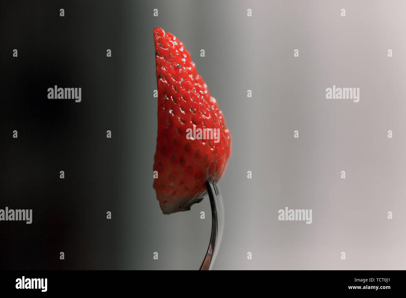 Strawberries wallpaper cut hi-res stock photography and images - Alamy