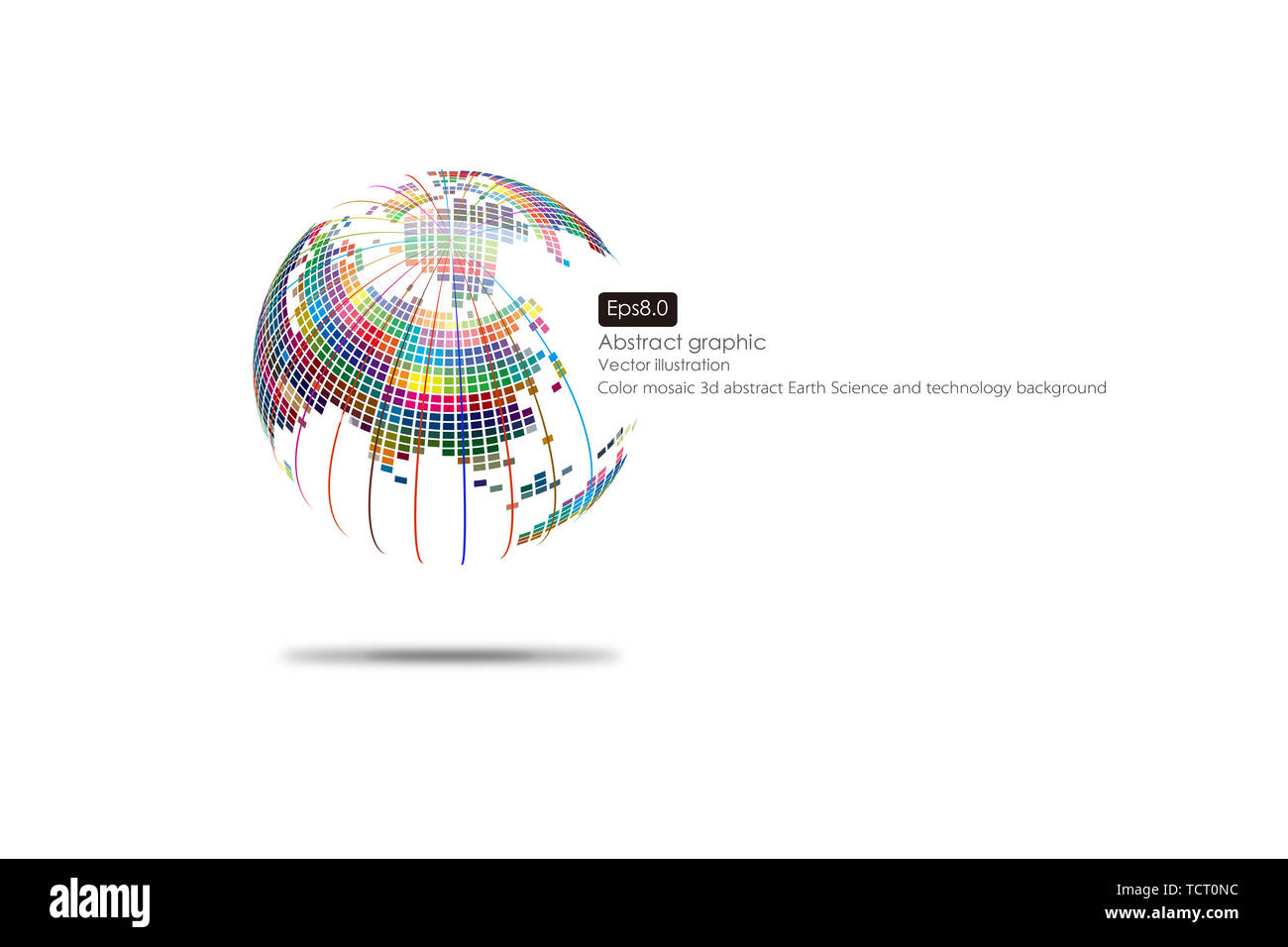 Science and technology background diagram of color mosaic Stock Photo ...