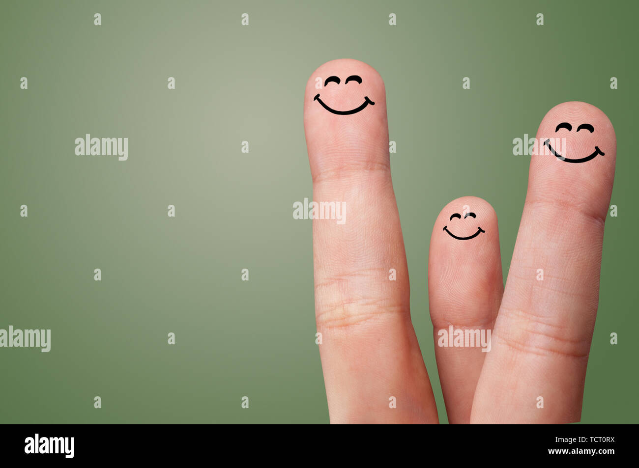 Happy face fingers hugs hi-res stock photography and images - Alamy