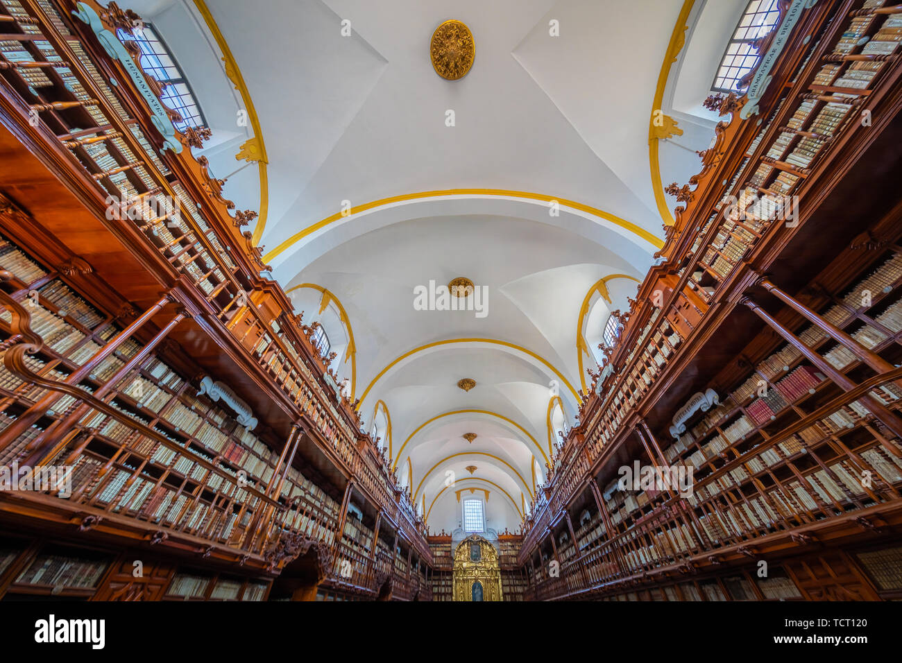 The Biblioteca Palafoxiana is a library in Puebla, Mexico Stock Photo ...
