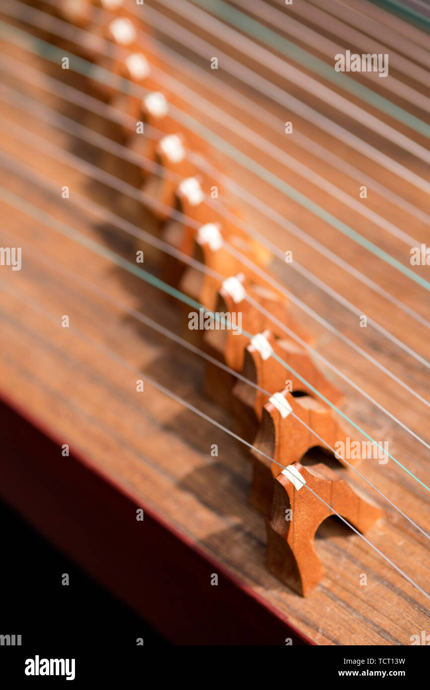 Guzheng strings hi-res stock photography and images - Alamy