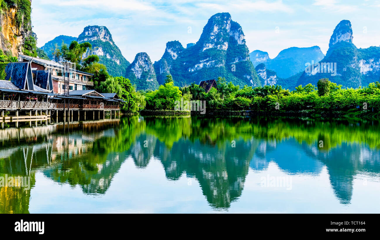 Mingshi pastoral scenery Stock Photo - Alamy