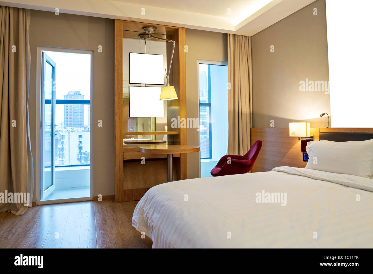 Interior of modern hotels Stock Photo - Alamy