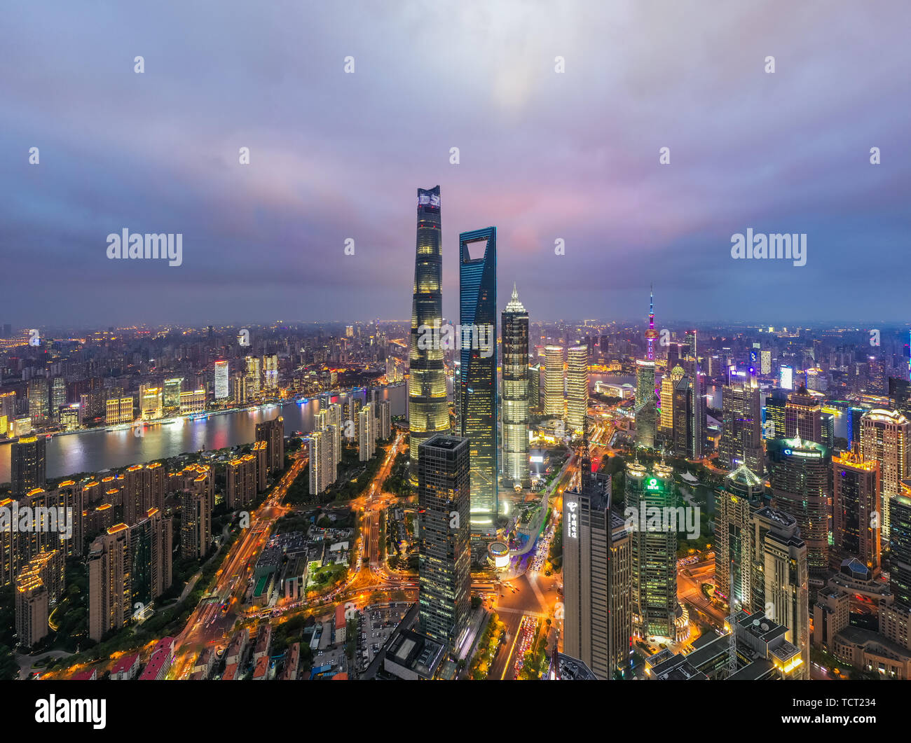 Lujiazui three piece set hi-res stock photography and images - Alamy