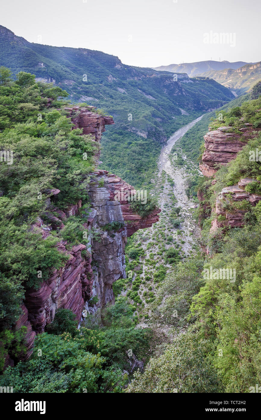 The beauty of Hongshi Gorge Stock Photo - Alamy