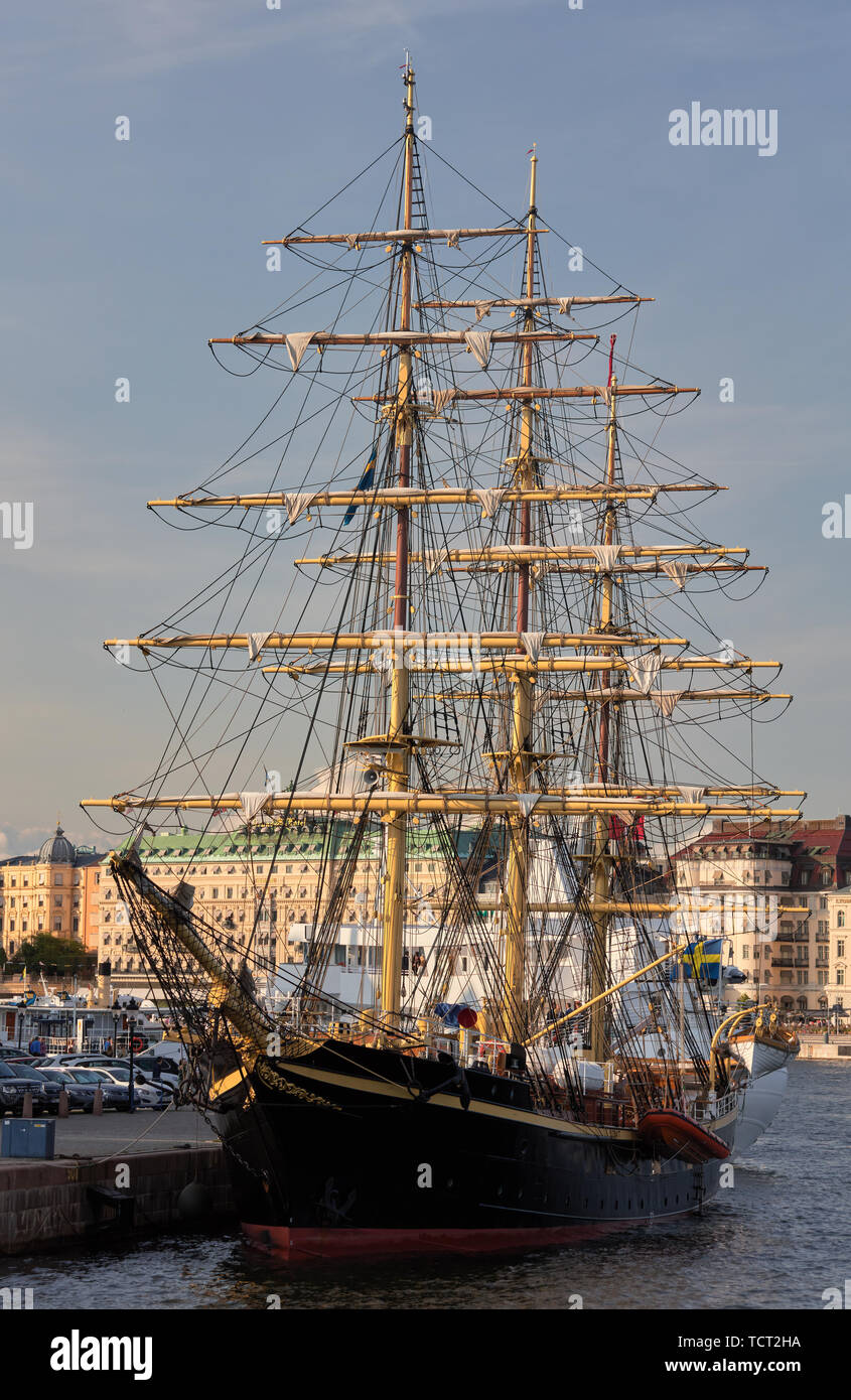 Georg Stage Sailing Vessel in Stockholm, Sweden Stock Photo - Alamy