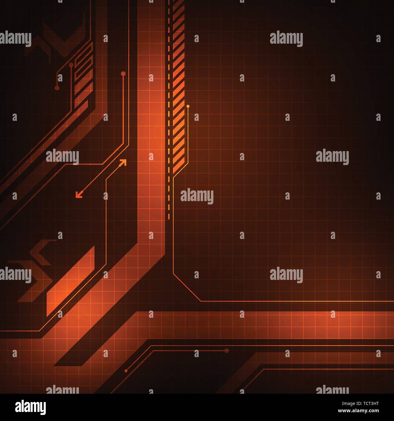 Vector background in the concept of technology Stock Vector Image & Art ...