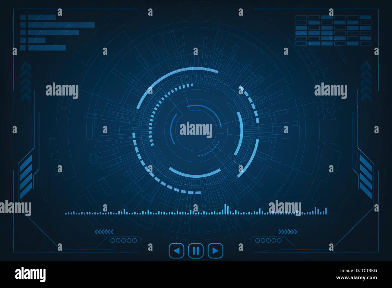Vector background technology in the concept of audio Stock Vector Image ...