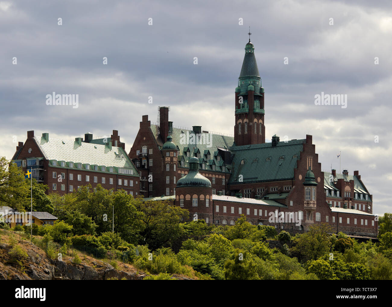 Danvikshem retirement home in Nacka, Stockholm, Sweden Stock Photo - Alamy