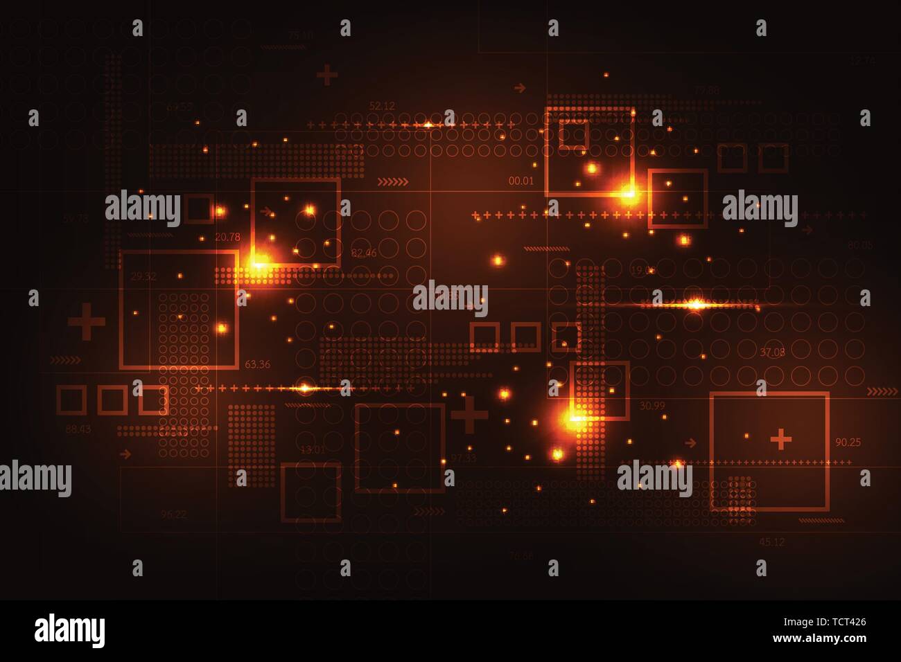 Calculation of various digital information Stock Vector Image & Art - Alamy