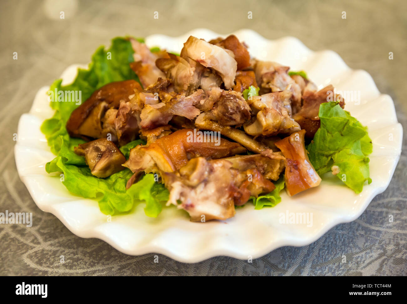 Hogen pig's hoof Stock Photo - Alamy