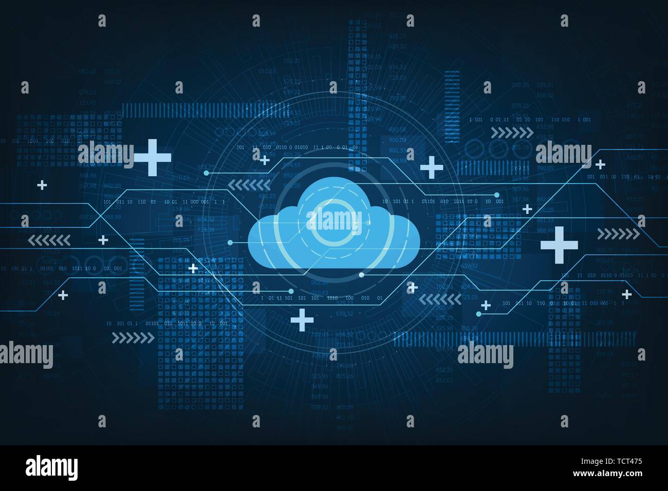Calculation of various digital information Stock Vector Image & Art - Alamy