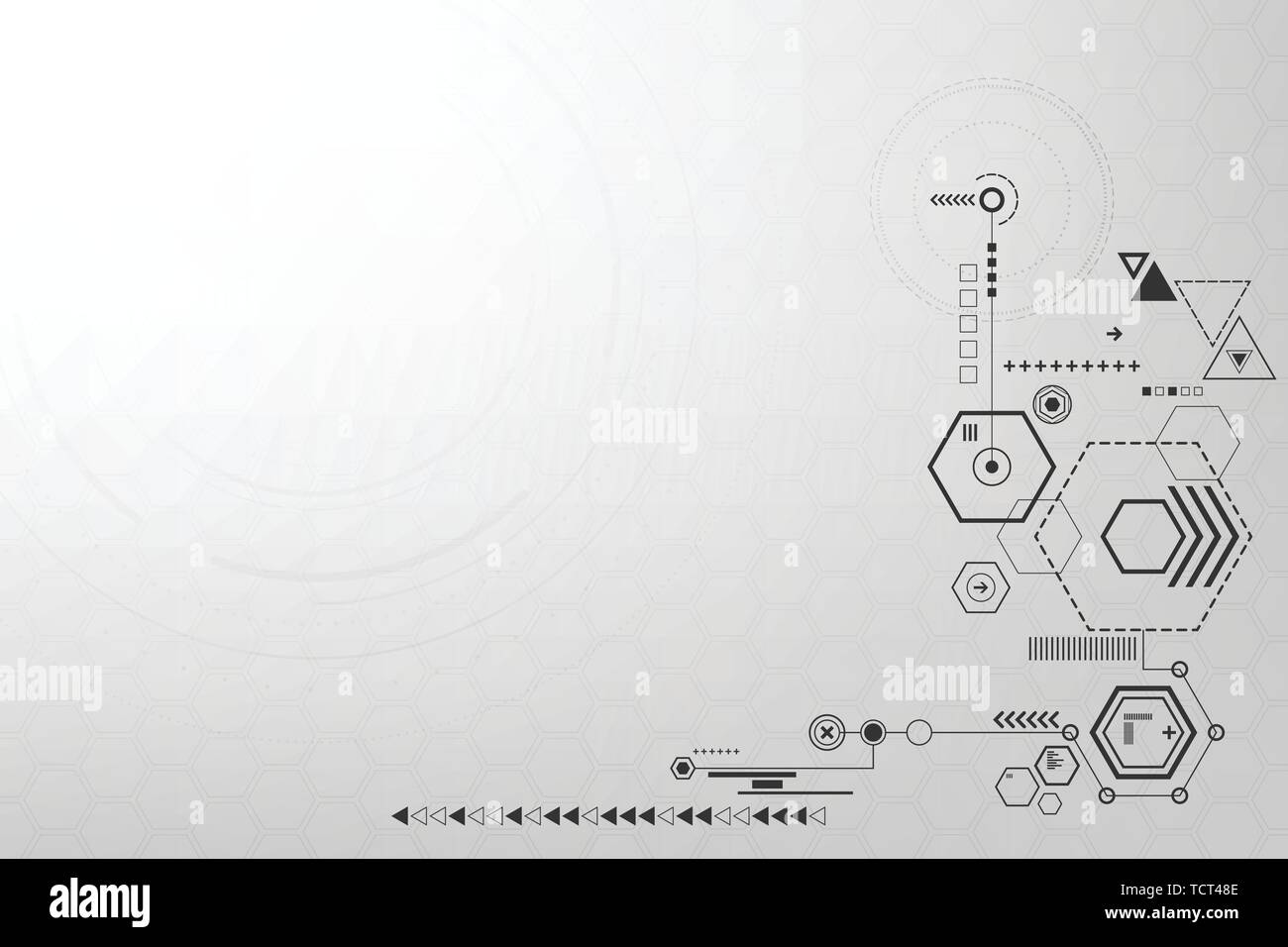 Vector background in the concept of technology Stock Vector Image & Art ...