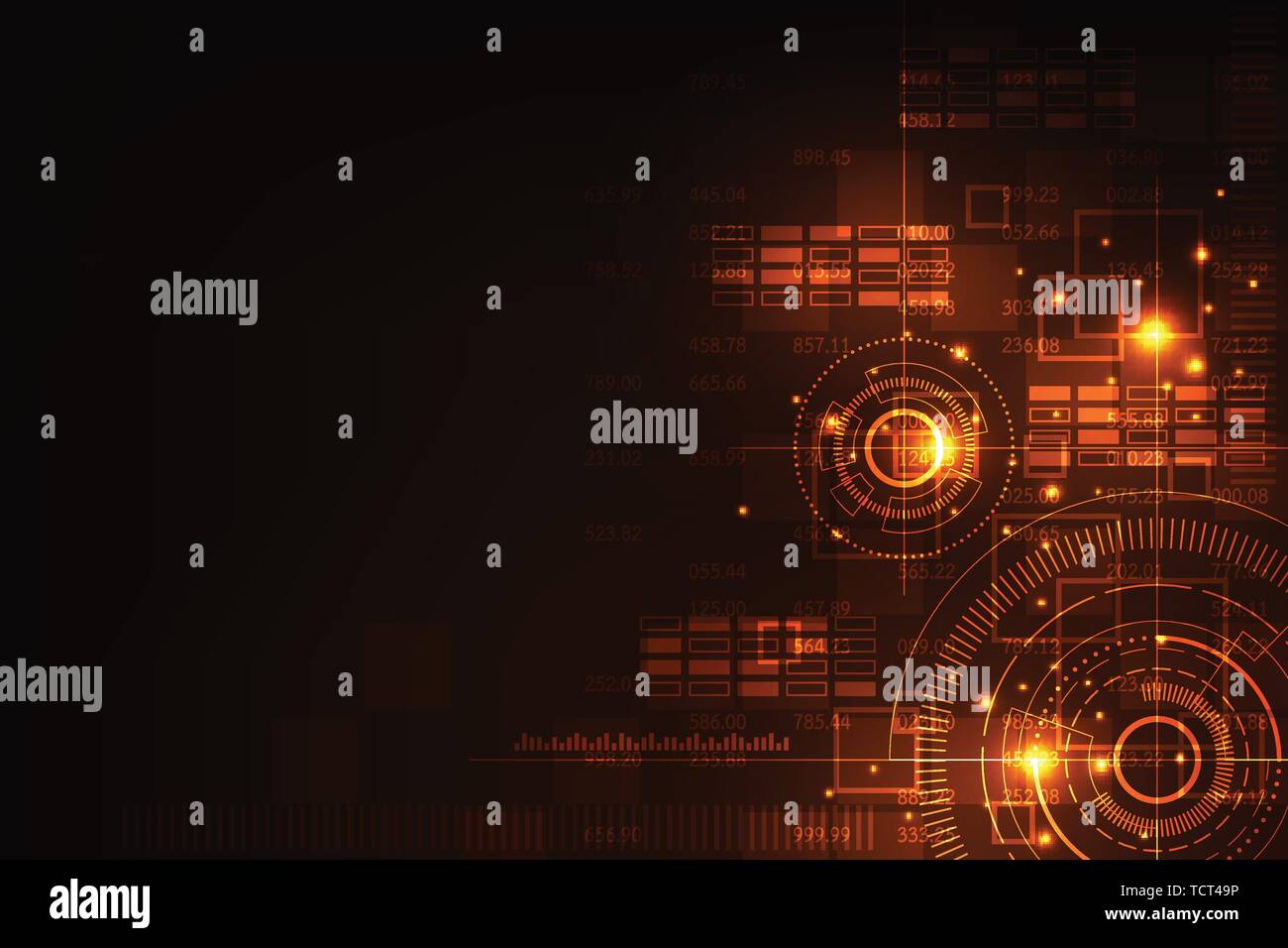 Calculation of various digital information Stock Vector Image & Art - Alamy