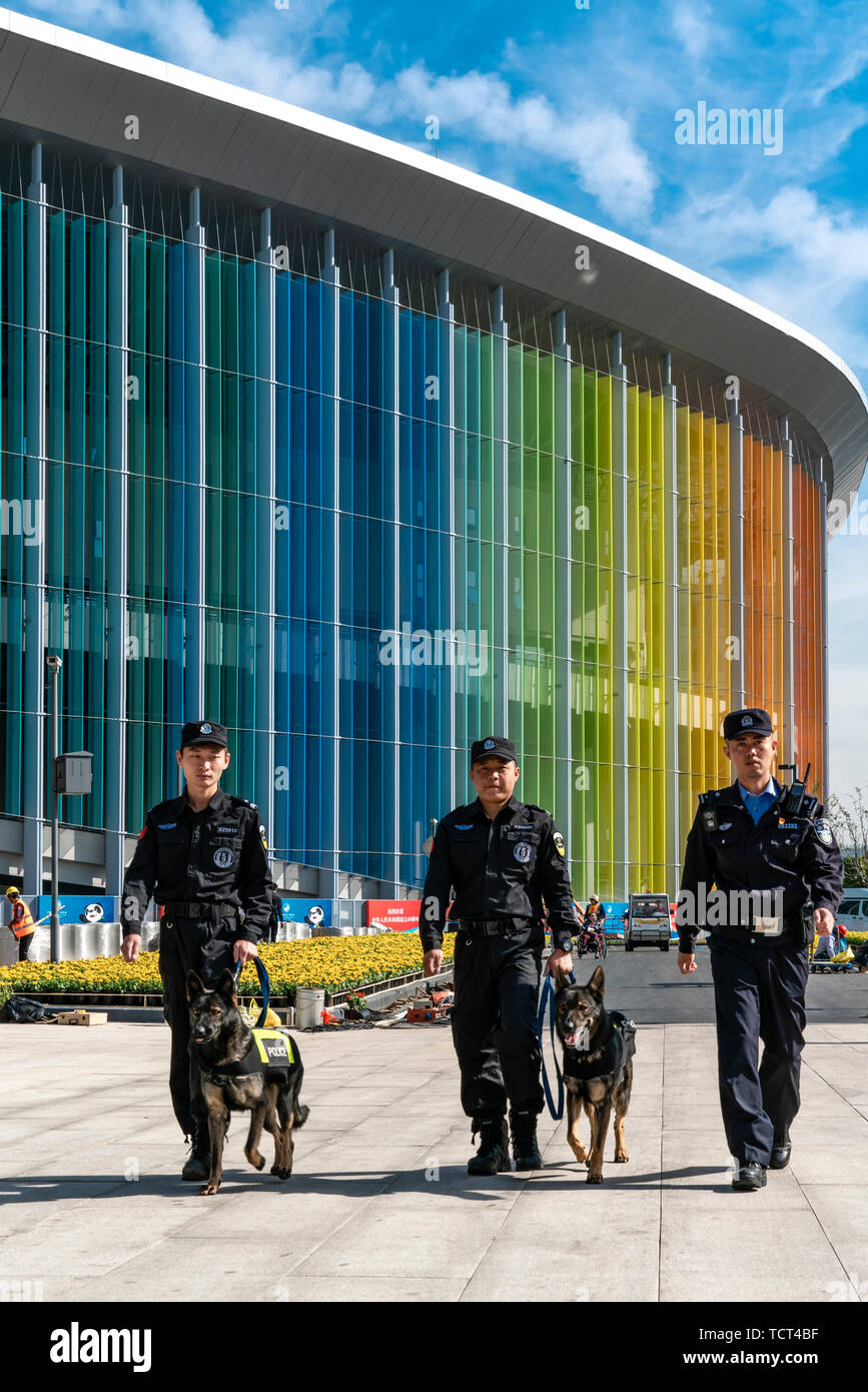 Daily training of police and special police officers at police stations ...