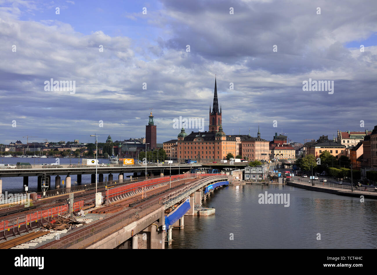 View of Gamla Stan from Slussen, Stockholm, Sweden Stock Photo - Alamy