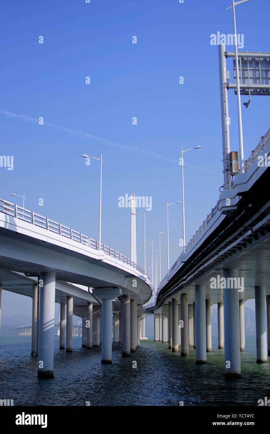 Light and ocean bridges hi-res stock photography and images - Alamy