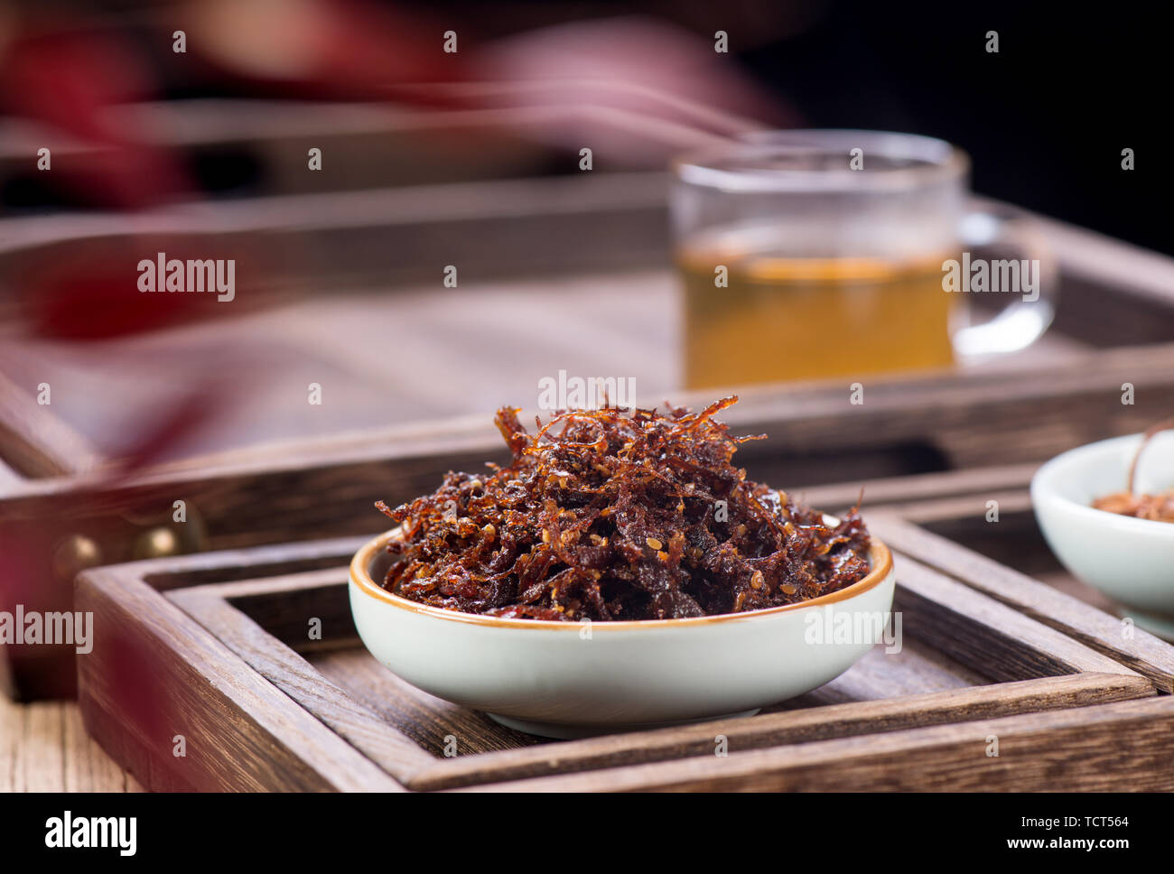Beef shredded cabbage pickle pepper Stock Photo - Alamy