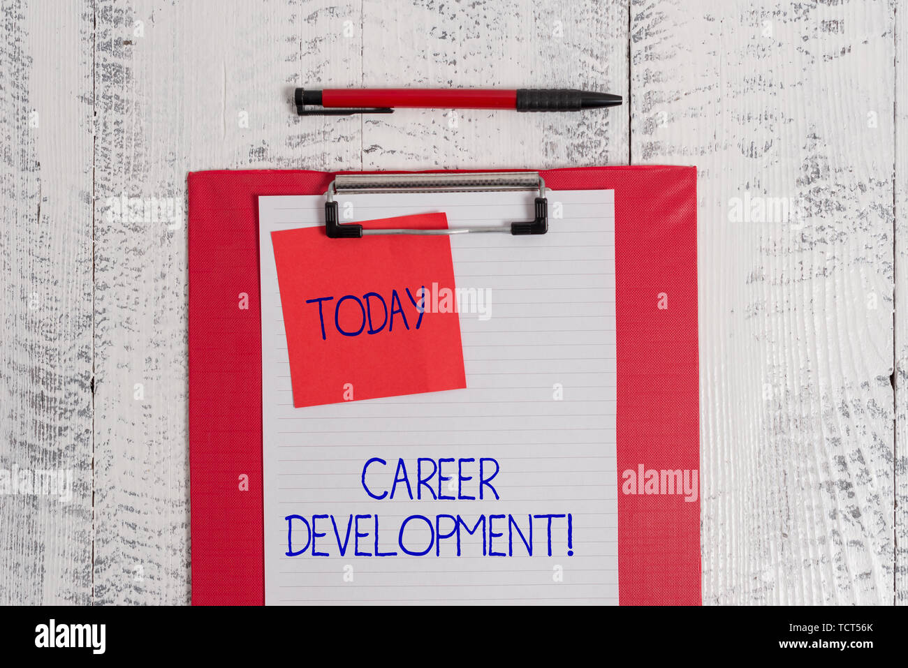 Writing note showing Career Development. Business concept for Lifelong ...
