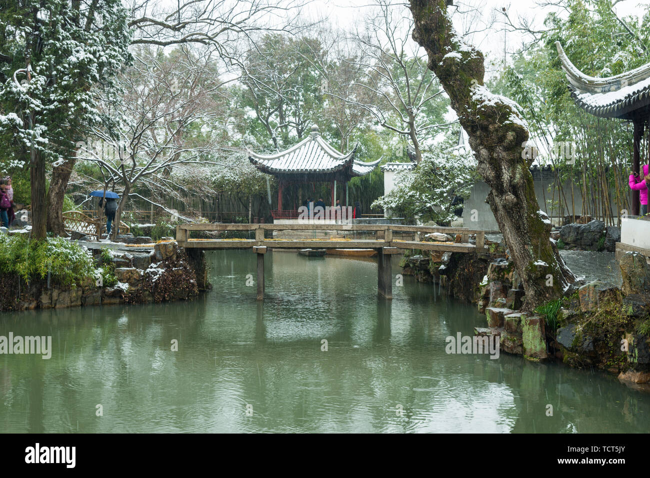Snowscape in Suzhou Stock Photo - Alamy
