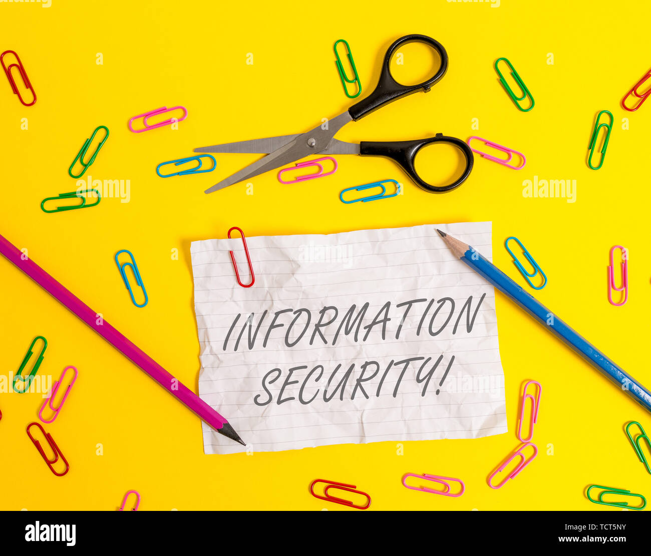 Writing Note Showing Information Security Business Concept For Infosec