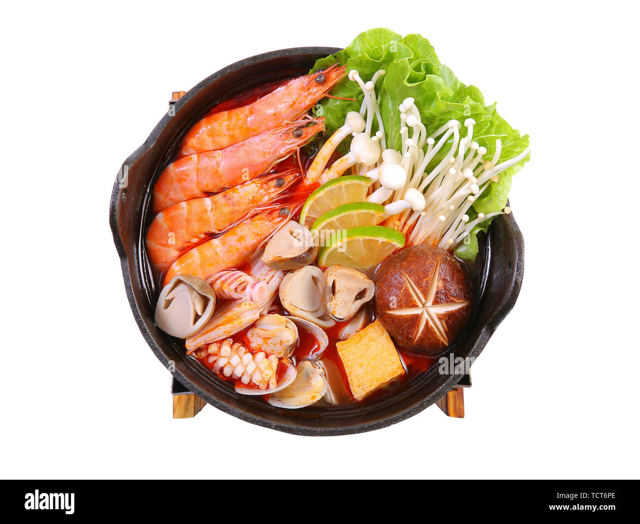 Hot pot ingredients Cut Out Stock Images & Pictures - Alamy