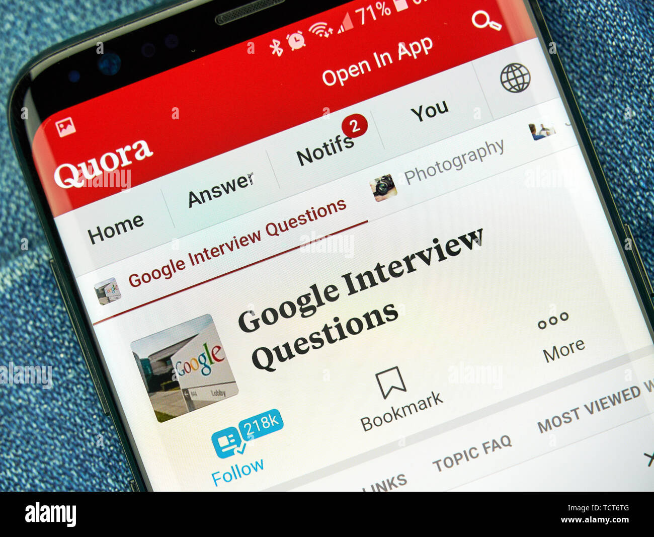 Interview questions screen hi-res stock photography and images - Alamy