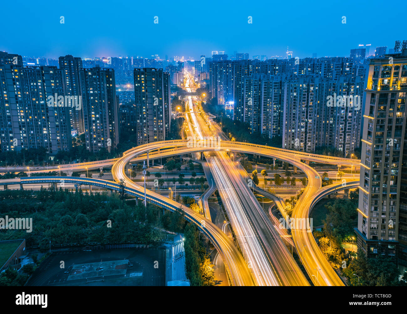 Chengdu Guixi Interchange Stock Photo - Alamy
