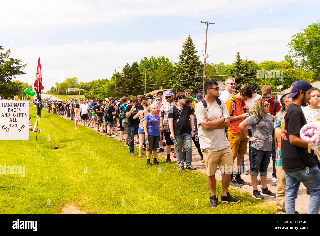 Clio, Michigan, USA. 8 June 2019. Hightimes Cannabis Cup, Michigan ...