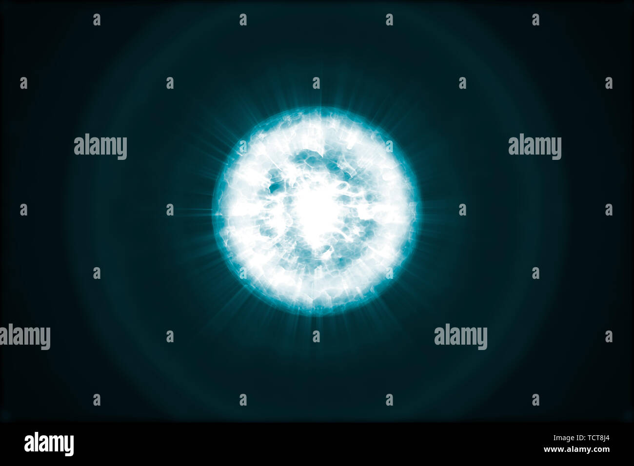 Blue combustion flame special effects, three-dimensional modeling Stock ...