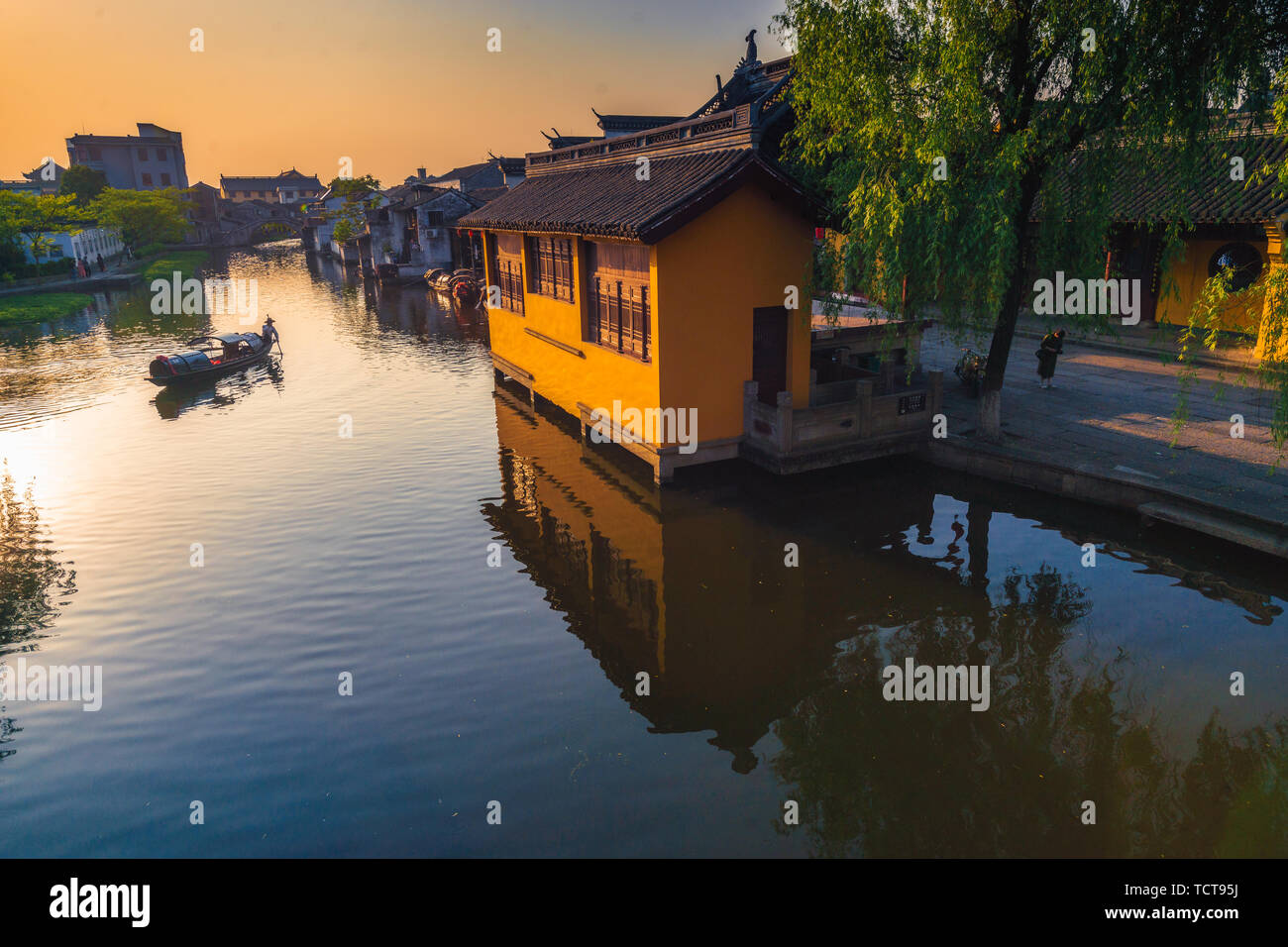 Anchang Ancient Town Stock Photo - Alamy